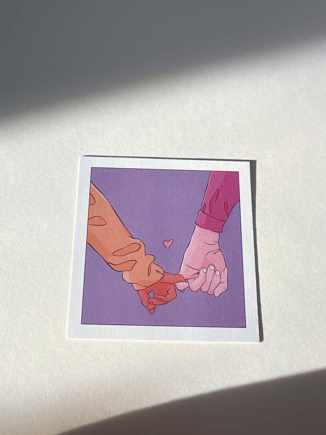 Pinky Promise Art Print // Satin, Home Decor, Illustration, Birthday ...