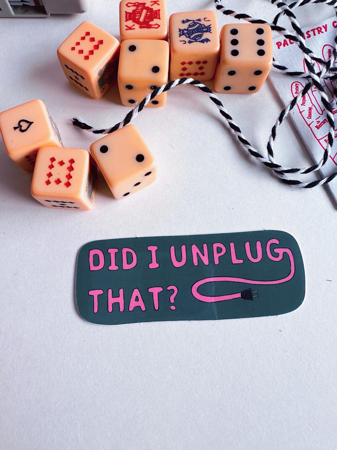 Did I Unplug That? Sticker // Die Cut, Glossy, Vinyl, Waterproof ...