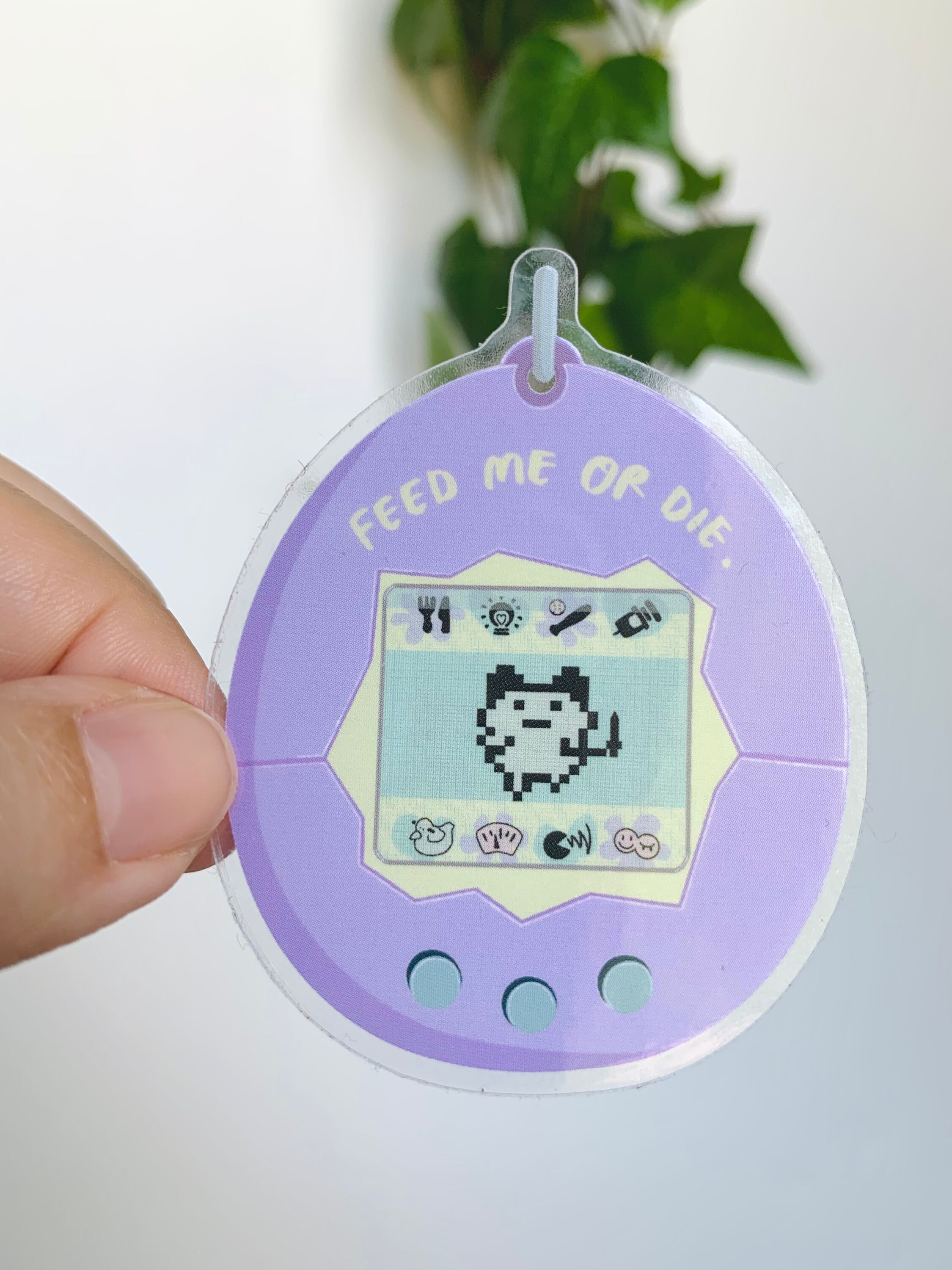 Paper & Party Supplies Paper Cute topical tamagotchi sticker Glossy ...