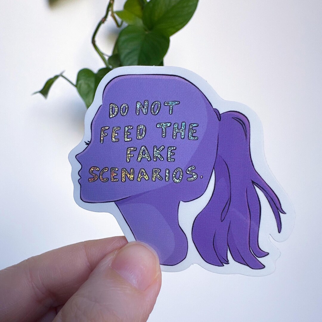 Do Not Feed the Fake Scenarios Sticker // Die Cut, Glossy, Vinyl ...