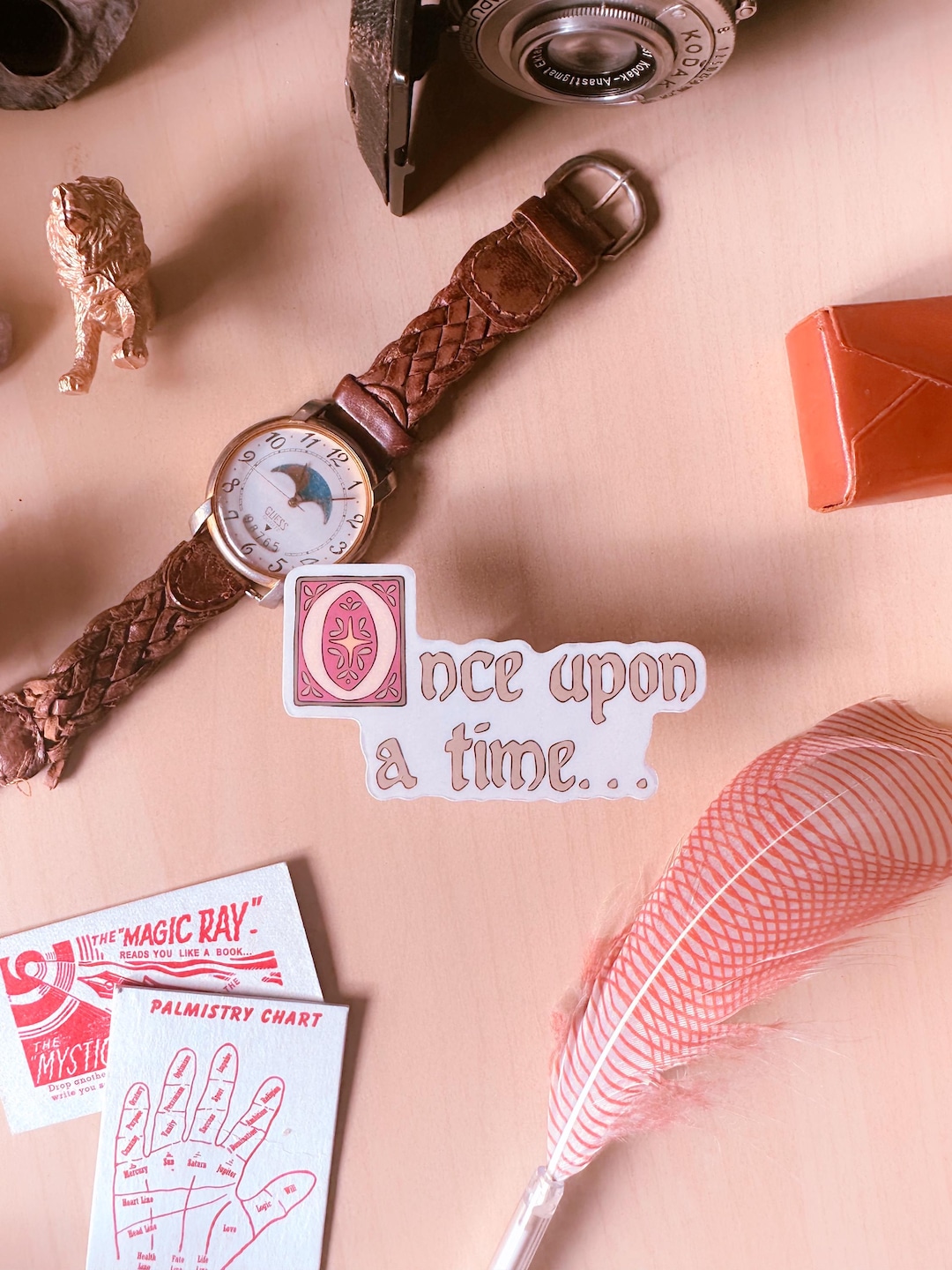 Once Upon A Time Sticker // Die Cut, Matte, Clear, Vinyl, Waterproof ...