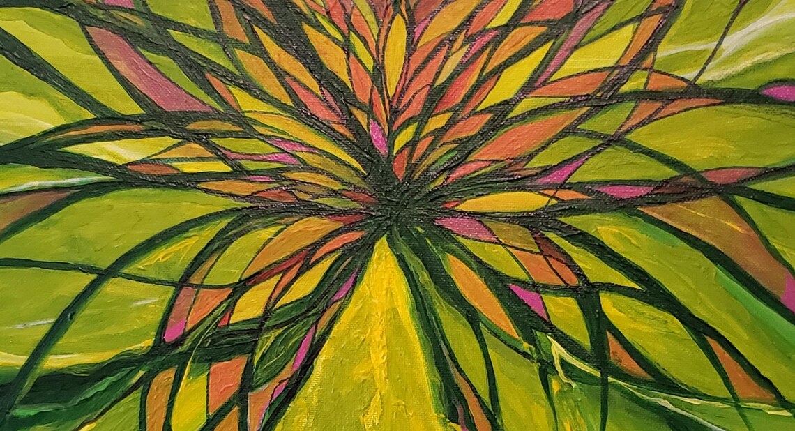 Emerald Awakening: Nature's Radiance Canvas Print | Digital Art With Acrylic Enhancements ...