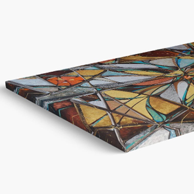 Modular Abstract Diptych, Modern Framed Canvas Prints for Living Room ...