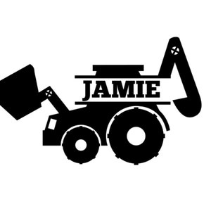 Digger Monogram Svg Cut Files - Etsy