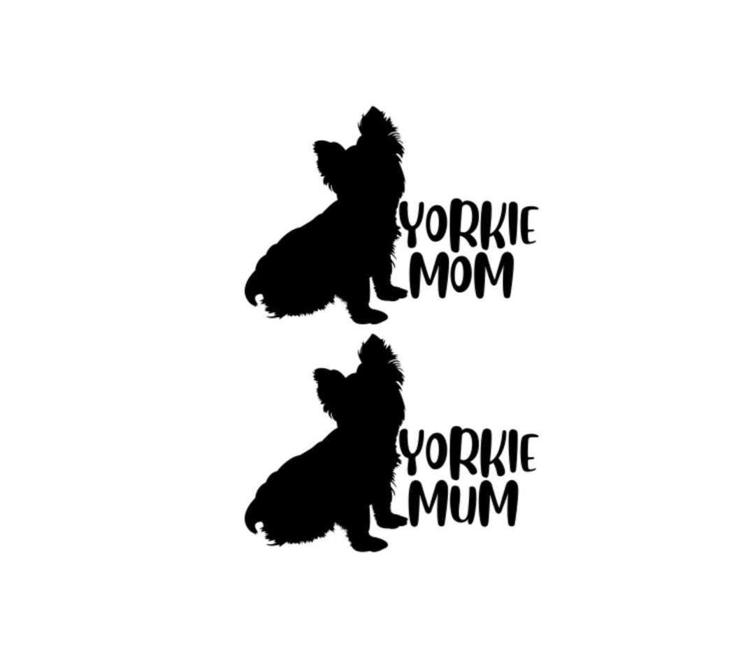 Yorkie Mom Svg Cut Files - Etsy