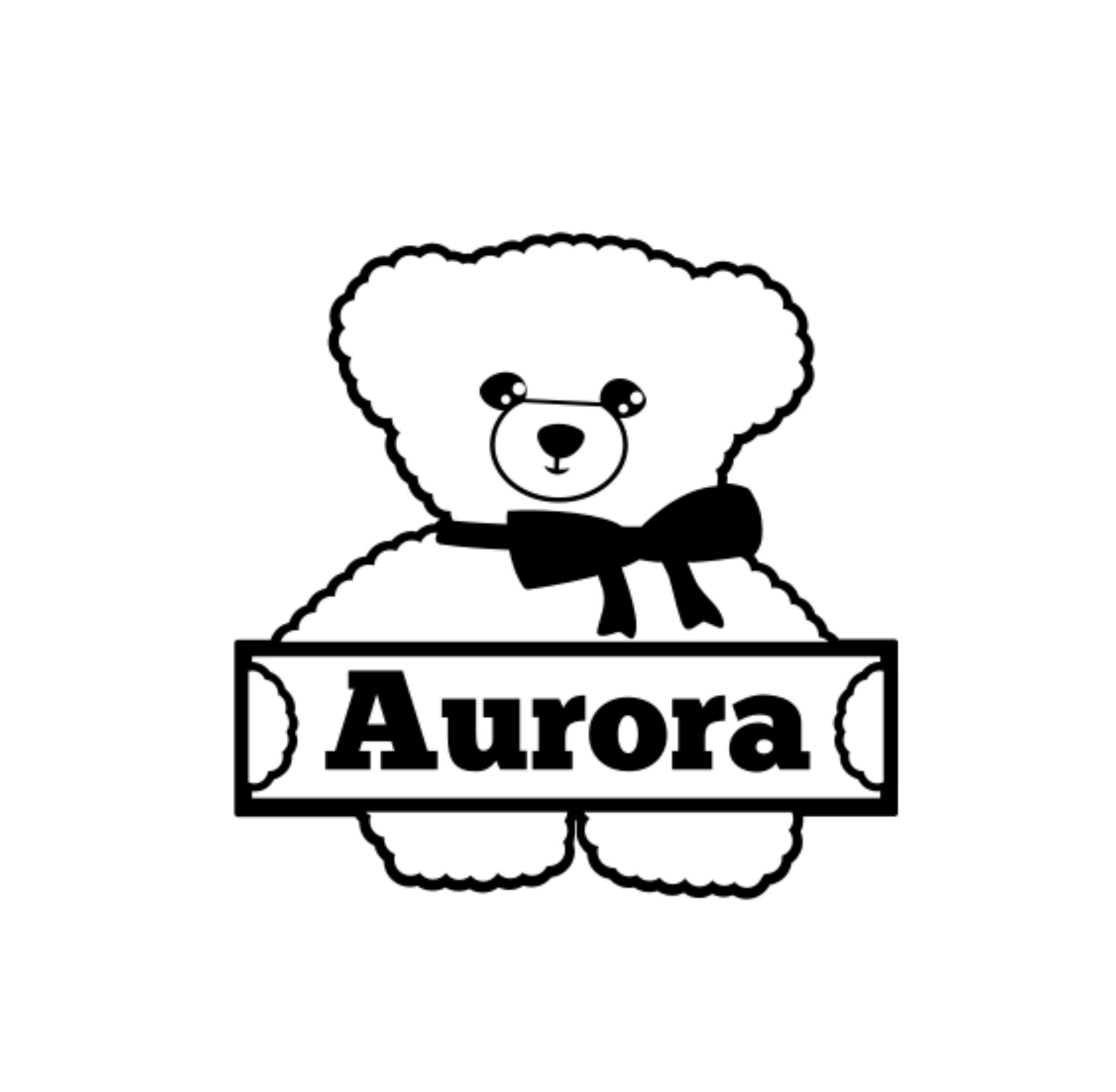 Teddy Bear Monogram Svg Cut Files - Etsy