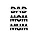 Dad Monogram Svg, Mom Monogram Svg, Mum Monogram Svg, Dad Cut File, Mom ...