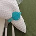 4 Pack Turquoise Gemstone Napkin Rings, Nautical Table, Natural ...