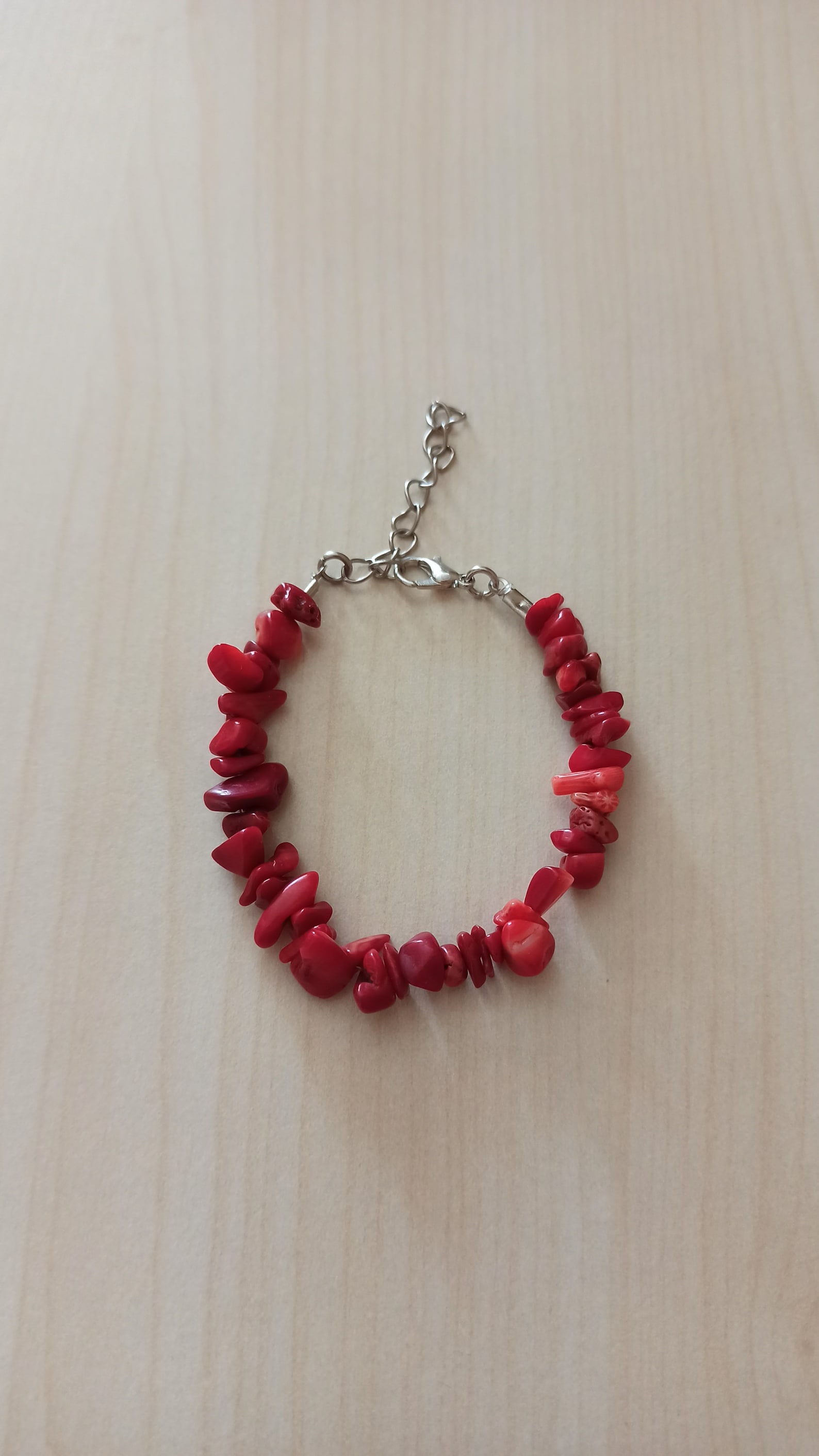 Natural Red Coral Bracelet,red Coral Beaded Jewelry,red Gemstone ...