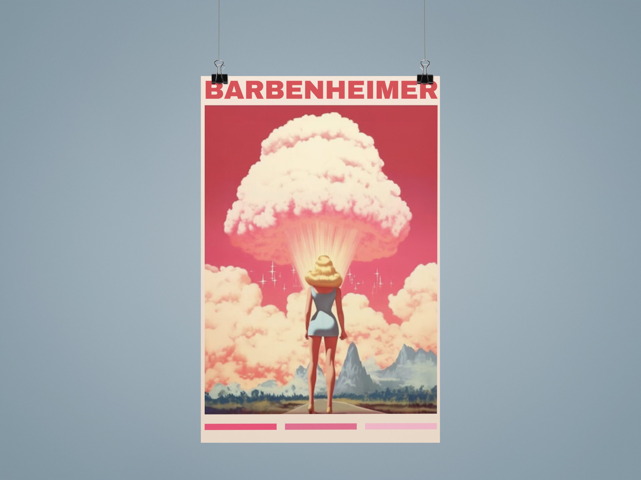 Barbenheimer Poster, Barbie Movie Poster, Oppenheimer Poster sold by ...