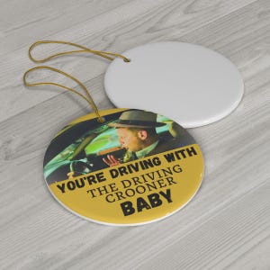 Tim Robinson Ornament, Driving Crooner Ornament, I Think You Should ...