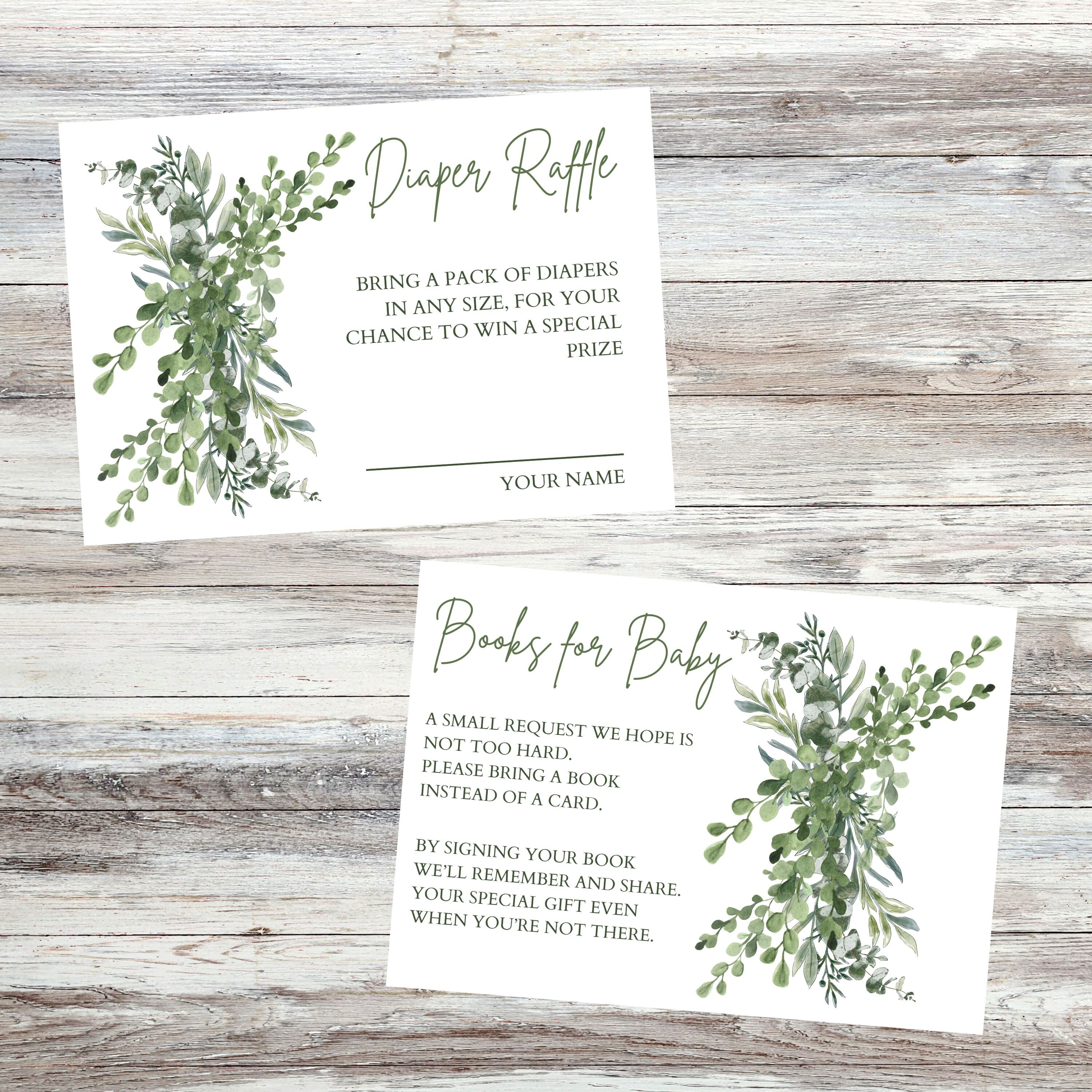 Editable A Little Wild One on the Way Baby Shower Insert, Baby Shower ...