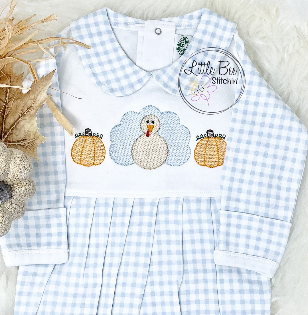 Baby Boy Thanksgiving Outfit | Baby Boy Fall Outfit | Turkey, Pumpkin ...