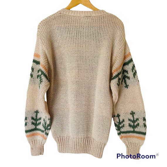 Vintage 90's Aztec Chunky Oversized Sweater-Retro kni… - Gem