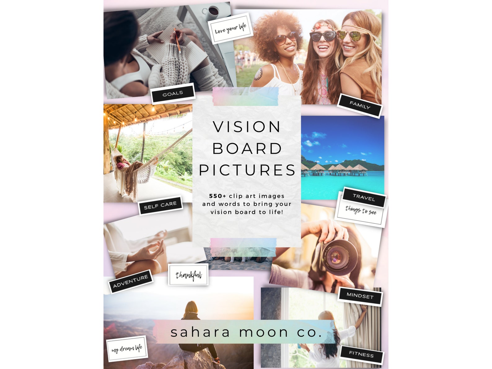Vision Board Pictures Vision Board Printable Vision Board - Etsy