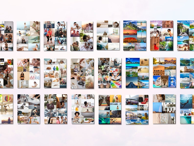 Vision Board Pictures Vision Board Printable Vision Board - Etsy