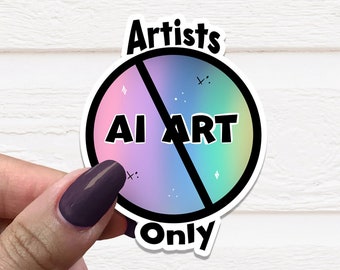 Ai Art Sticker - Etsy UK