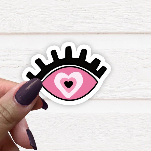 Pink Evil Eye Stickers - Etsy