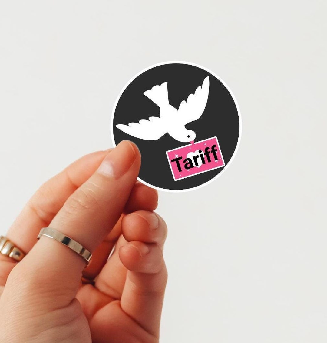 Anti Trump Tariff Waterproof Sticker, United States Political Bumper ...