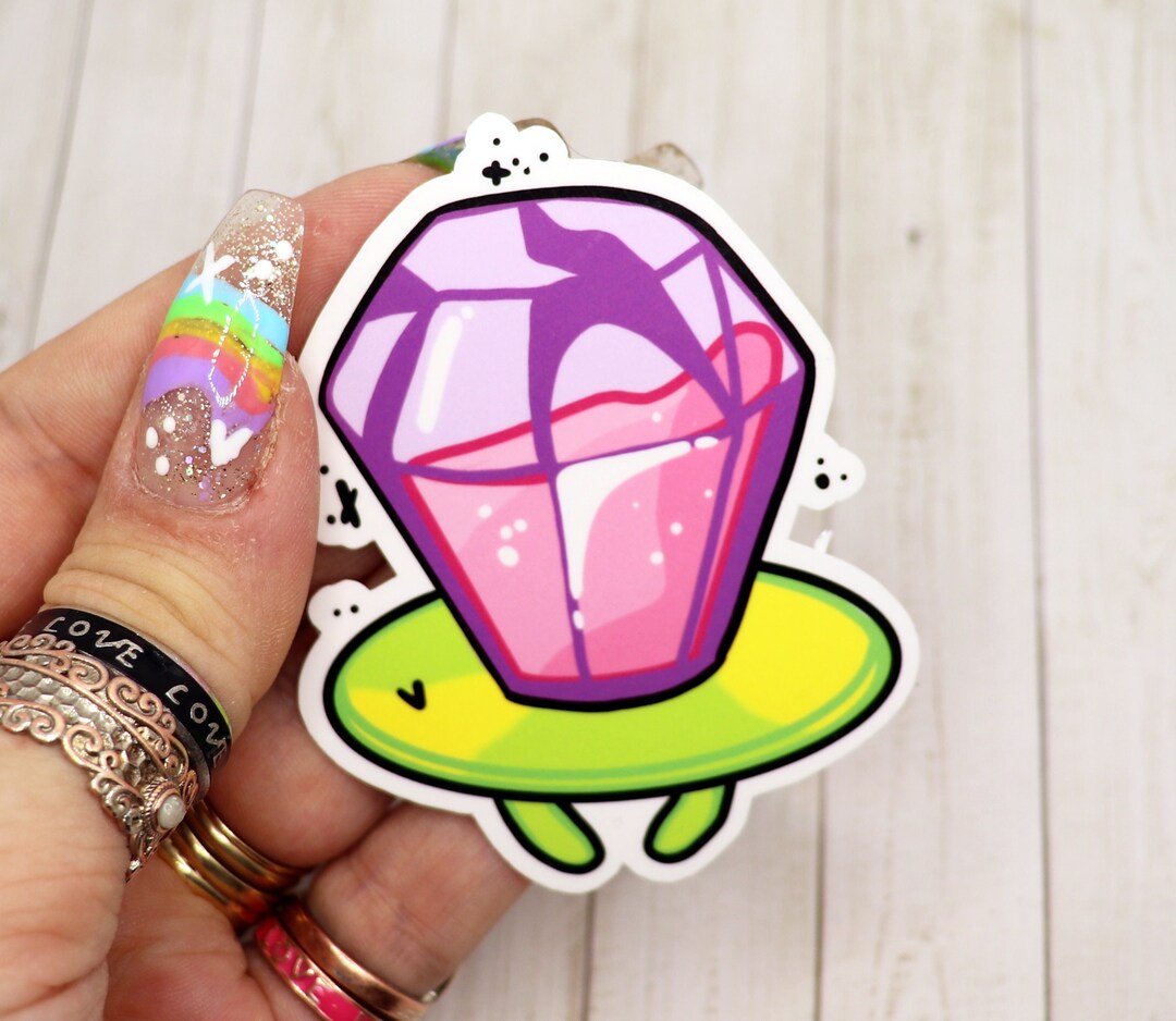 Candy Ring Holographic VSCO Girl Vinyl Sticker, 90s Nostalgia VSCO ...