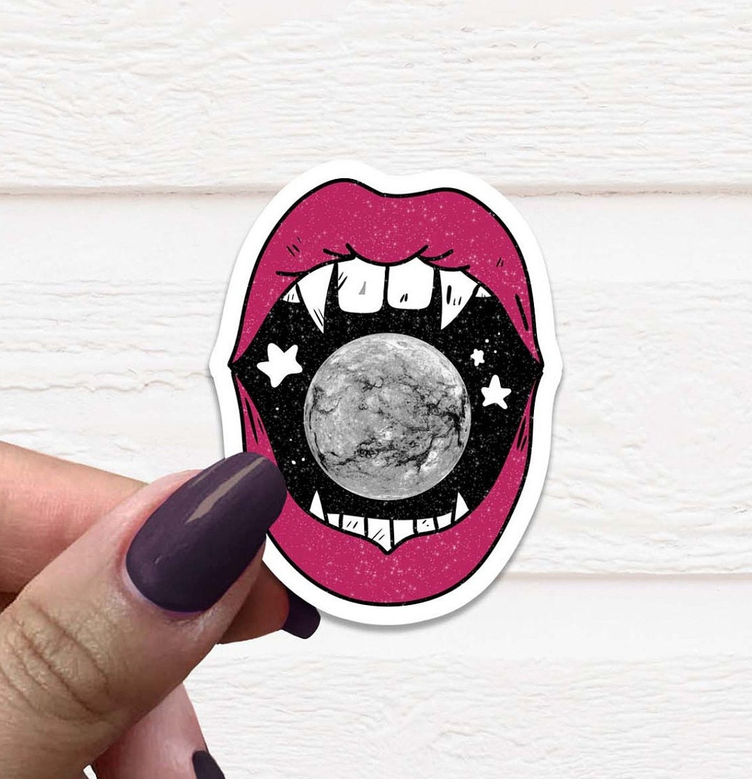 Vampire Waterproof Sticker, Deco Stickers, Creative Journaling, Vinyl ...