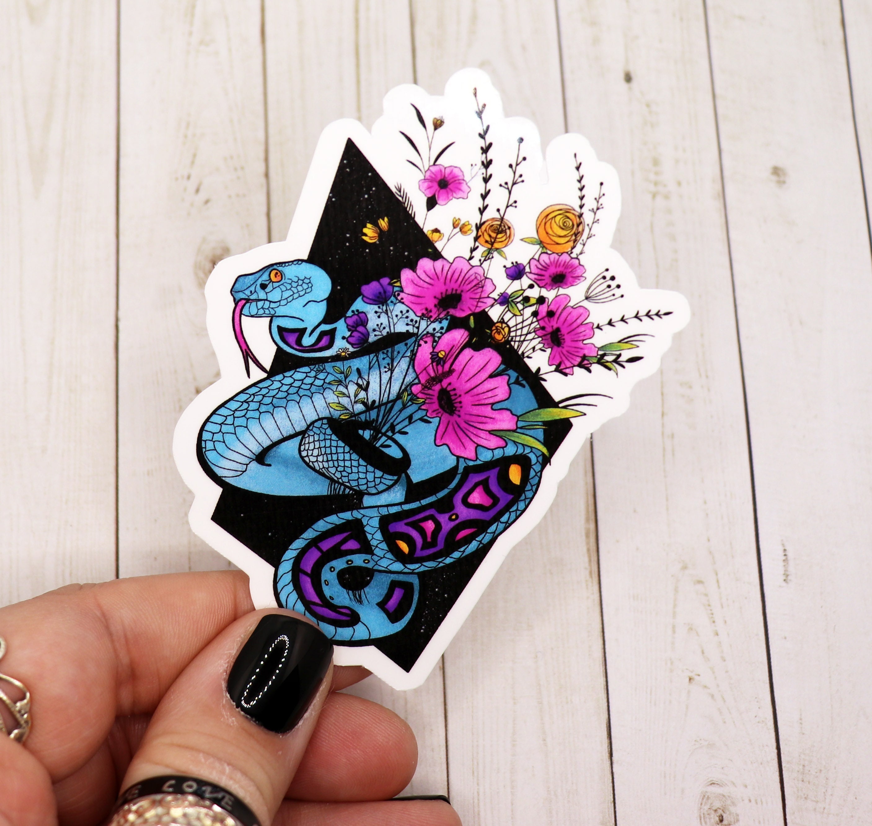 Neo Traditional Tattoo Snake