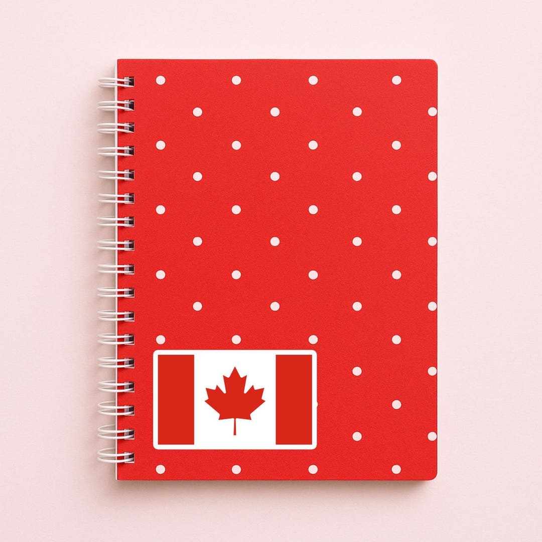 Waterproof Canadian Flag Vinyl Sticker: Canada Pride Decal - Etsy