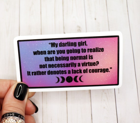 Practical Magic Quote Vinyl Sticker Practical Magic Sticker | Etsy