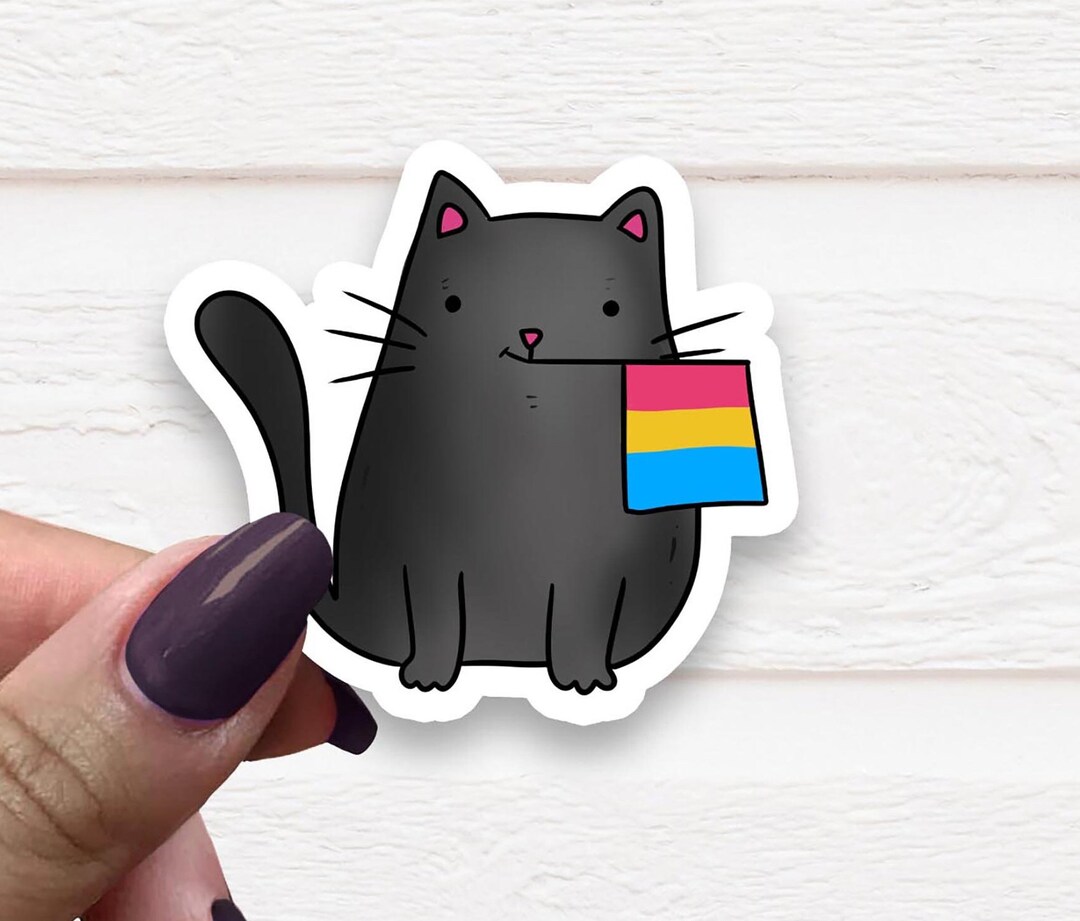 Pansexual Pride Sticker, Pride Decal, Rainbow Sticker, LGBTQ Sticker ...