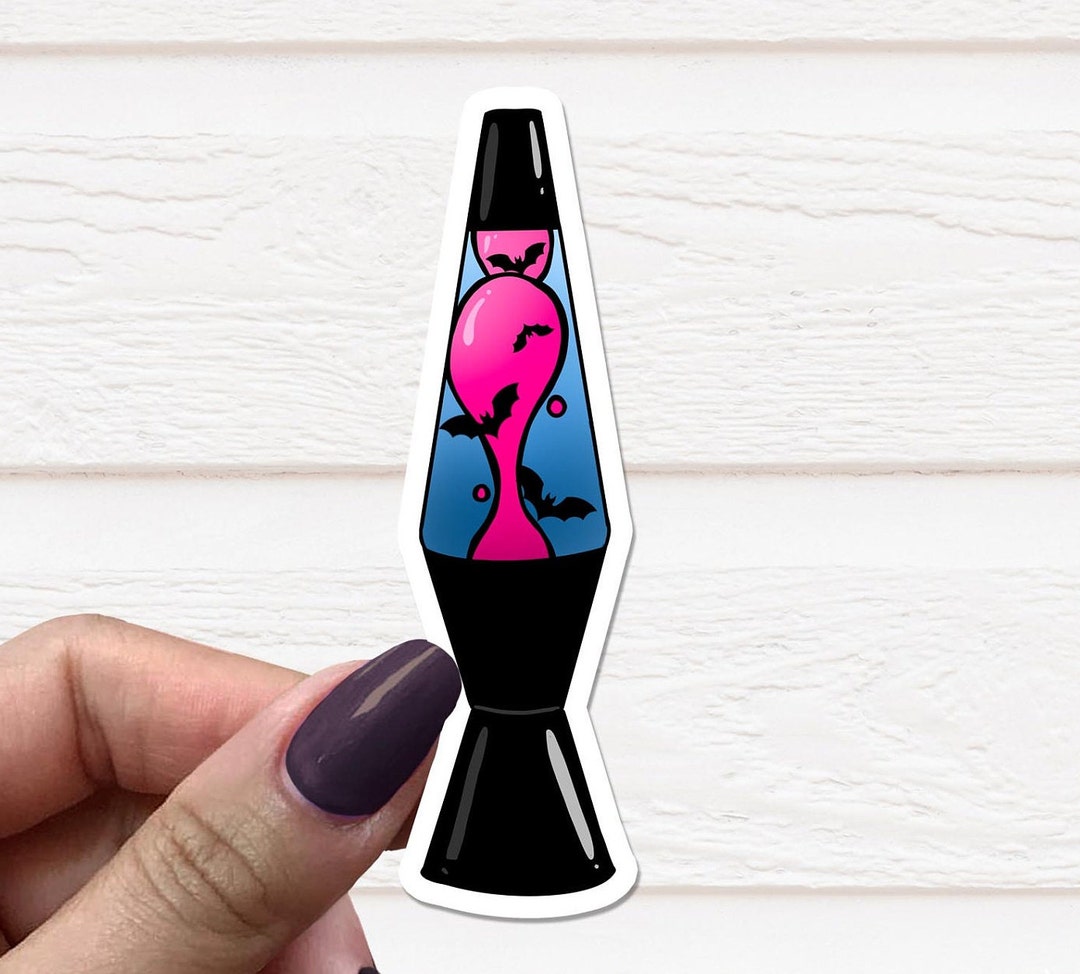 Bat Sticker, Lava Lamp Sticker, Spooky Cute, Halloween Stickers ...