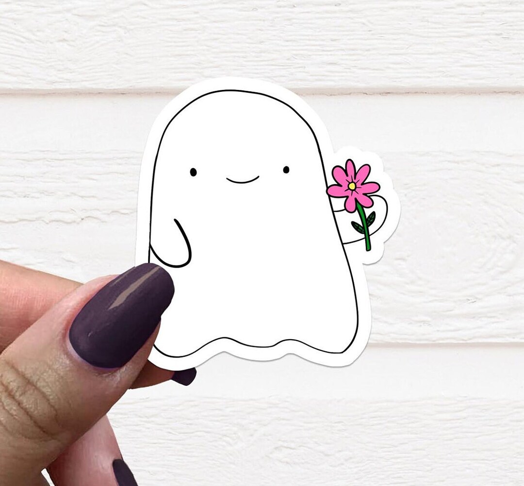 Ghost Vinyl Sticker, Cute Stickers, Ghost Sticker, Spooky Stickers ...