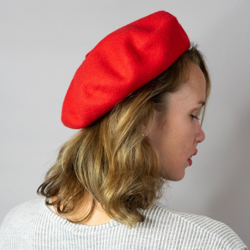 Felt Beret - Etsy