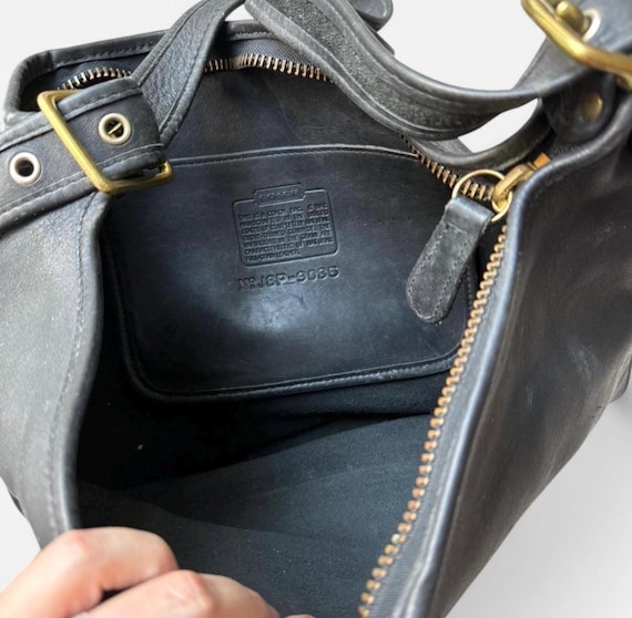 Rare vintage COACH leather bag 1985 handcrafted in USA - Gem