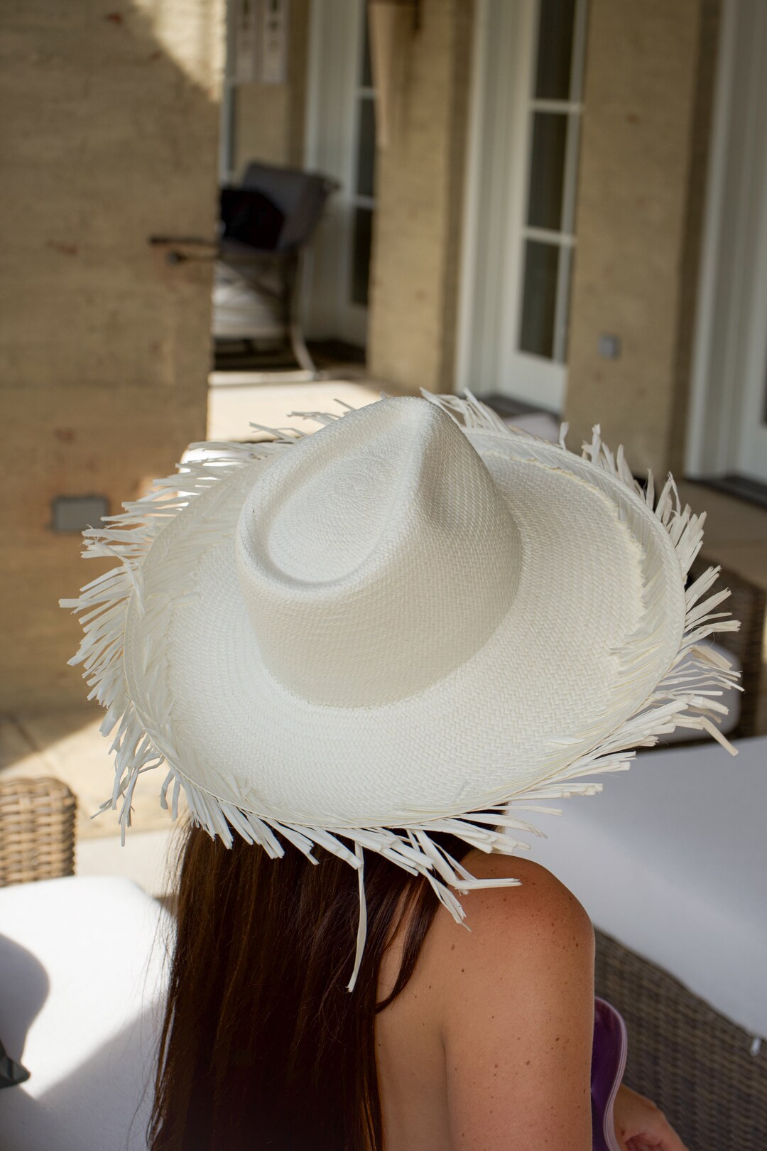 White Panama Straw Hat 100% Authentic Toquilla Straw Hat Weaved by Hand ...