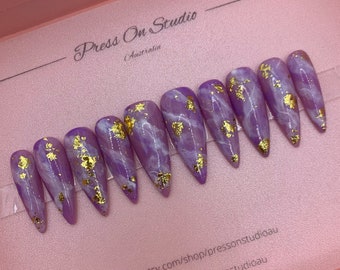 Fake Nails Set | Etsy
