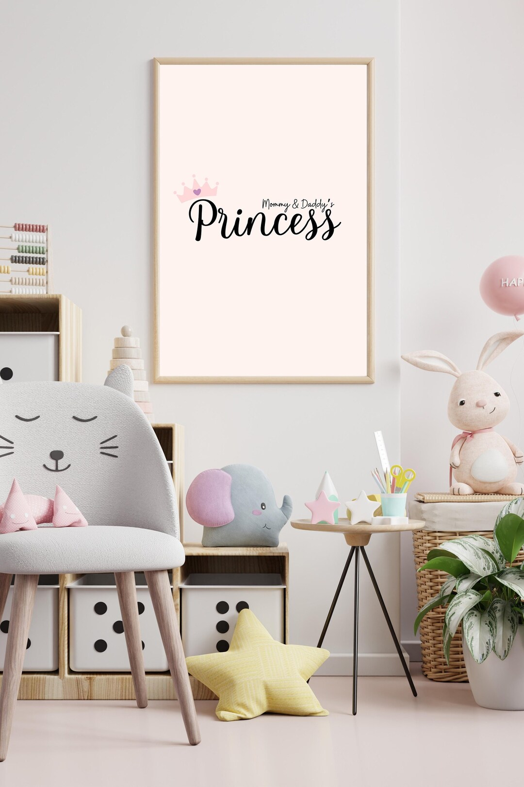 Mommy and Daddy's Princess, Princess Wall Sign, Nursery Wall Art, Above ...