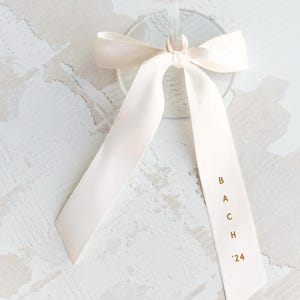 Custom Printed Ribbon Name Tag - Wedding Favors Bachelorette Party - Etsy