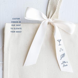 Custom Coastal Wedding Tote Bag: East Coast Welcome Gift - Etsy