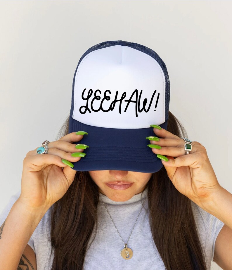 Yeehaw! Custom Bachelorette Trucker Hat: Western Cowgirl Party - Etsy