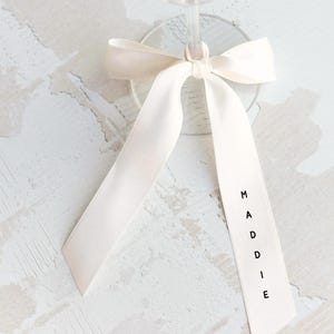 Ribbon Name Tag - Custom Ribbon Wine - Custom Name Tag Wine - Wedding ...