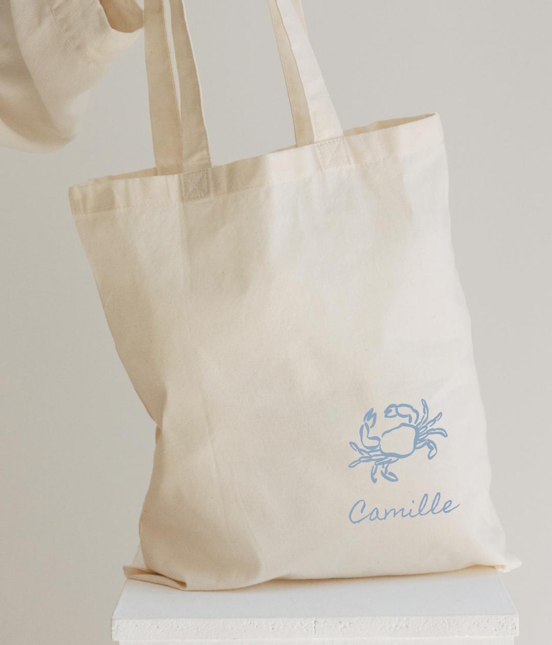 Personalized Crab Tote Bag: Coastal Bachelorette Party Favor - Etsy