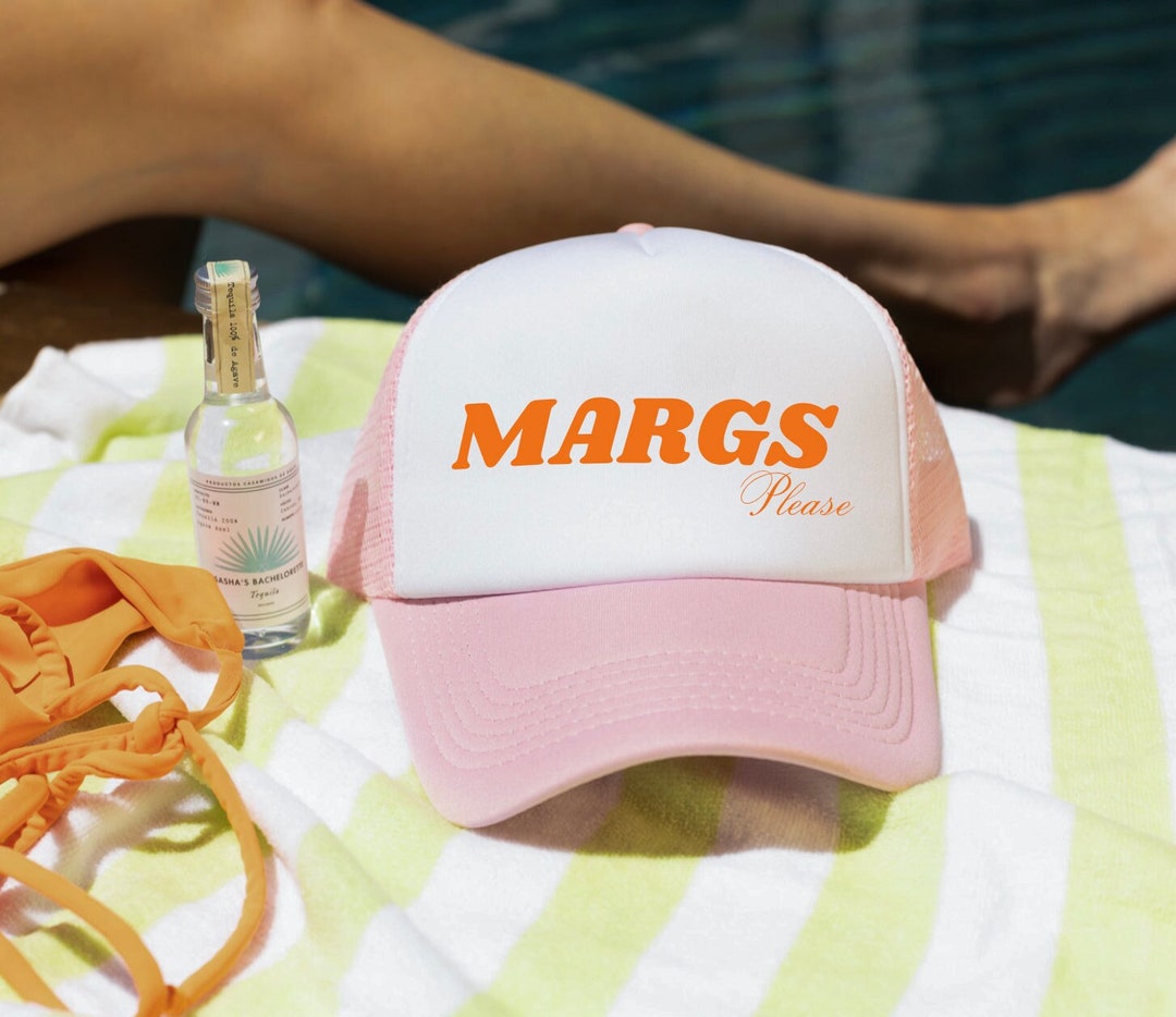 Margs Please Trucker Hat, Custom Trucker Hat, Bachelorette Hat ...