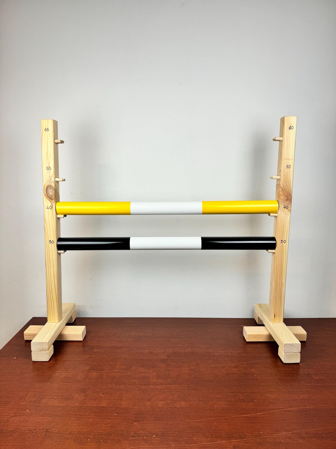 Jumping Obstacle for Hobby Horse 60 Cm / 23.62 Inches With 2 Cross Bars ...