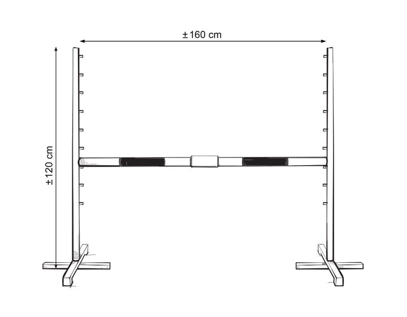 Jumping Obstacle for Hobby Horse 160' Cm of Your Color - Etsy