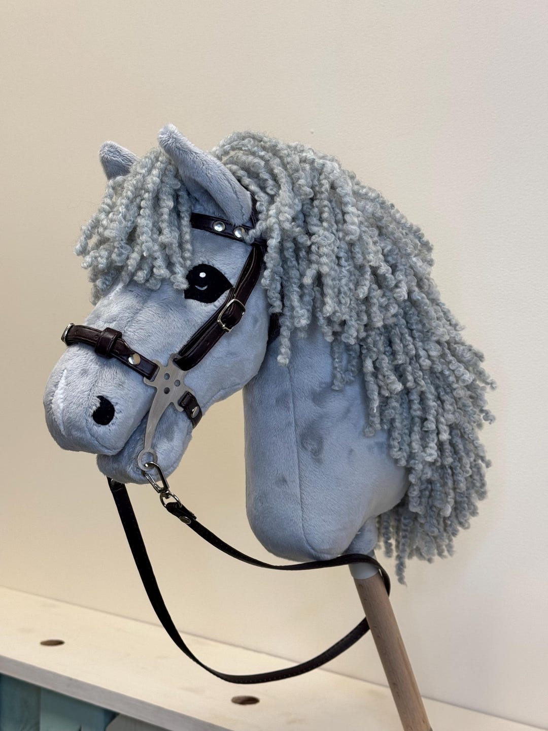 A3 or A4 Hobby Horse With Detachable Stick. Curly Sue. - Etsy
