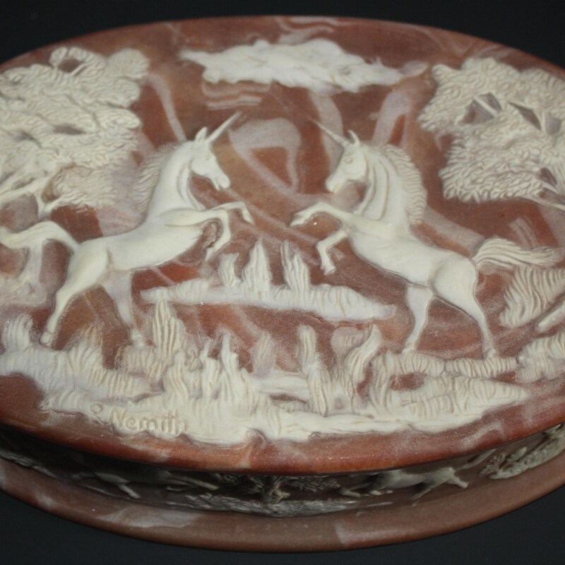 Incolay Jewelry Box - Etsy