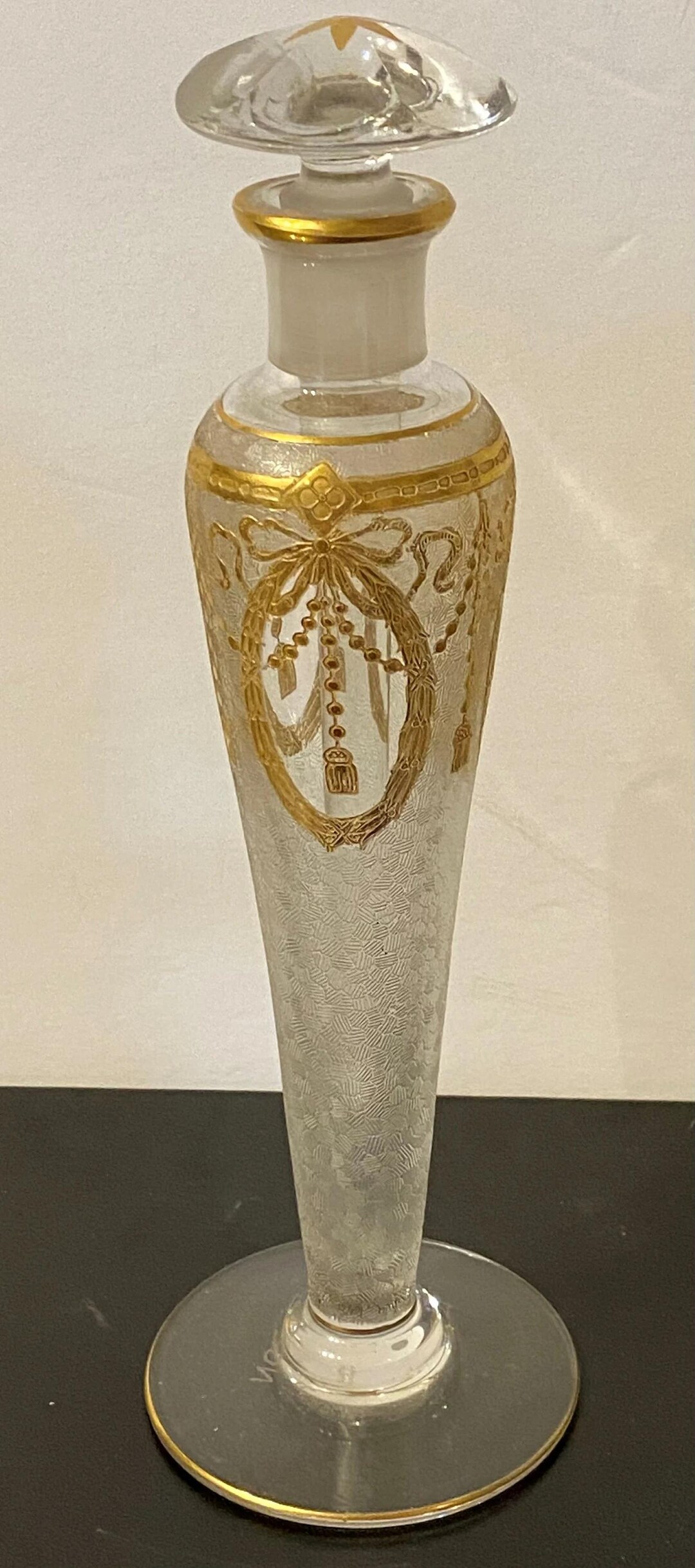 Antique RARE St Louis Crystal Perfume Bottle With Full Length Dropper ...