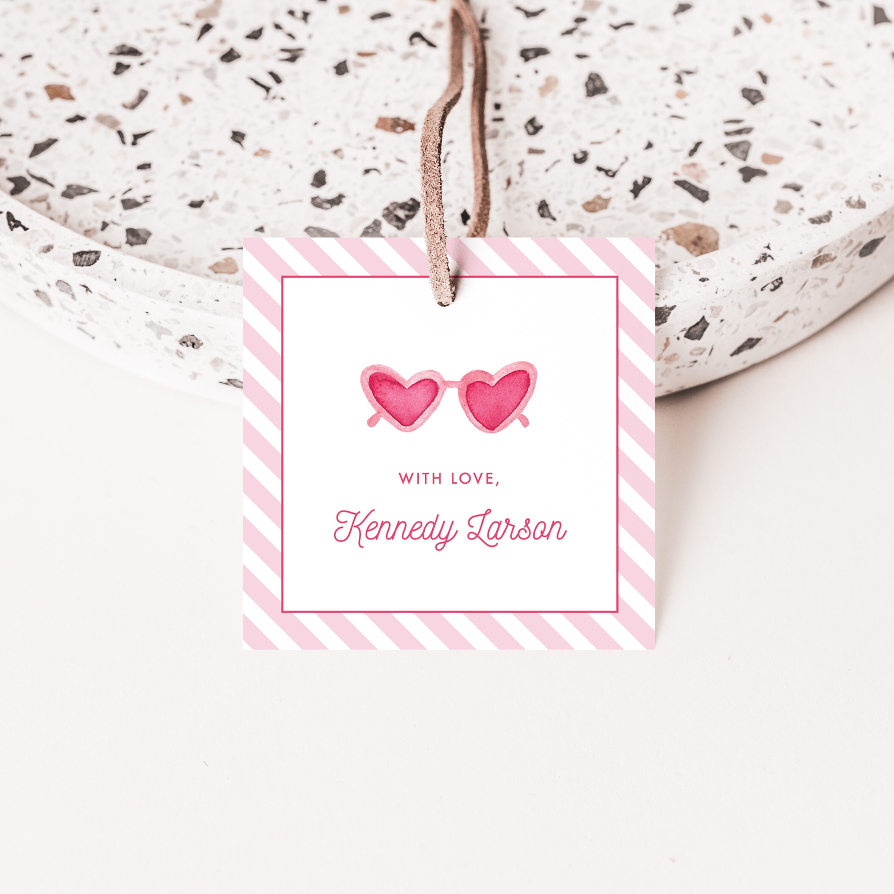 Personalized Heart Sunglasses Valentine | Classroom Valentines ...