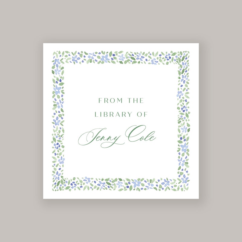 Custom Bookplates - Etsy