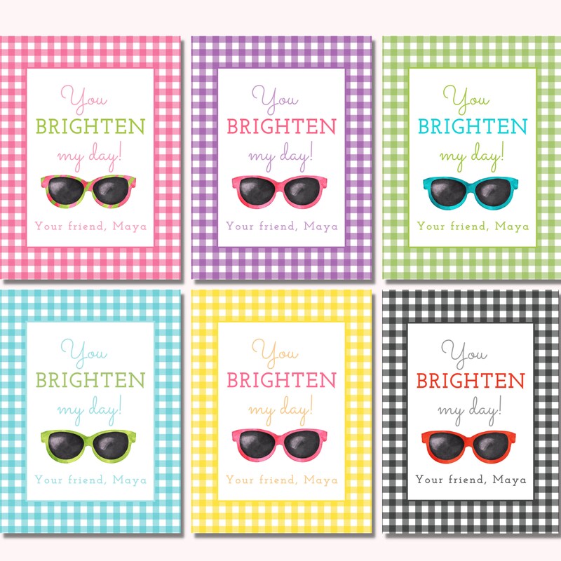 Sunglasses Printable - Etsy